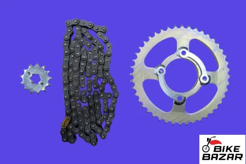 Get TVS Apache RTR 160 Original Chain Sprocket Set at best price in ...