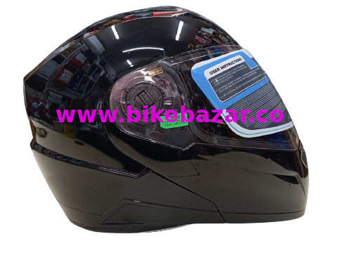 স্টিলবার্ড SBA7 গ্লোসি ব্ল্যাক হেলমেট